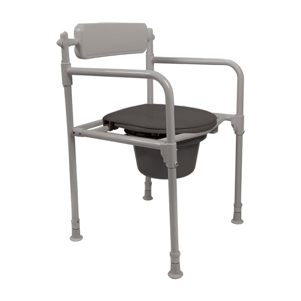 Foldable toilet Surround with Bucket – J&L Healthcare Furniture